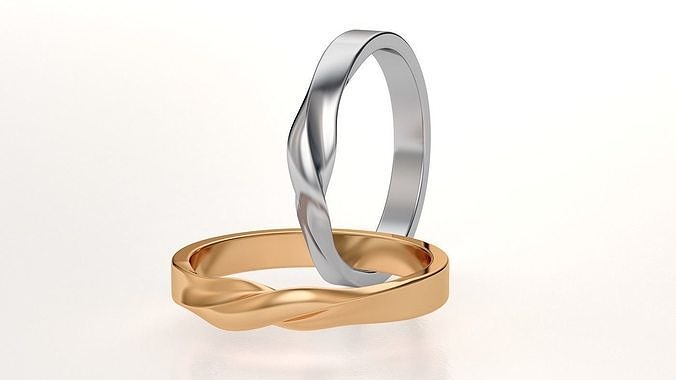 Mobius ring 3mm 3D model 3D printable | CGTrader