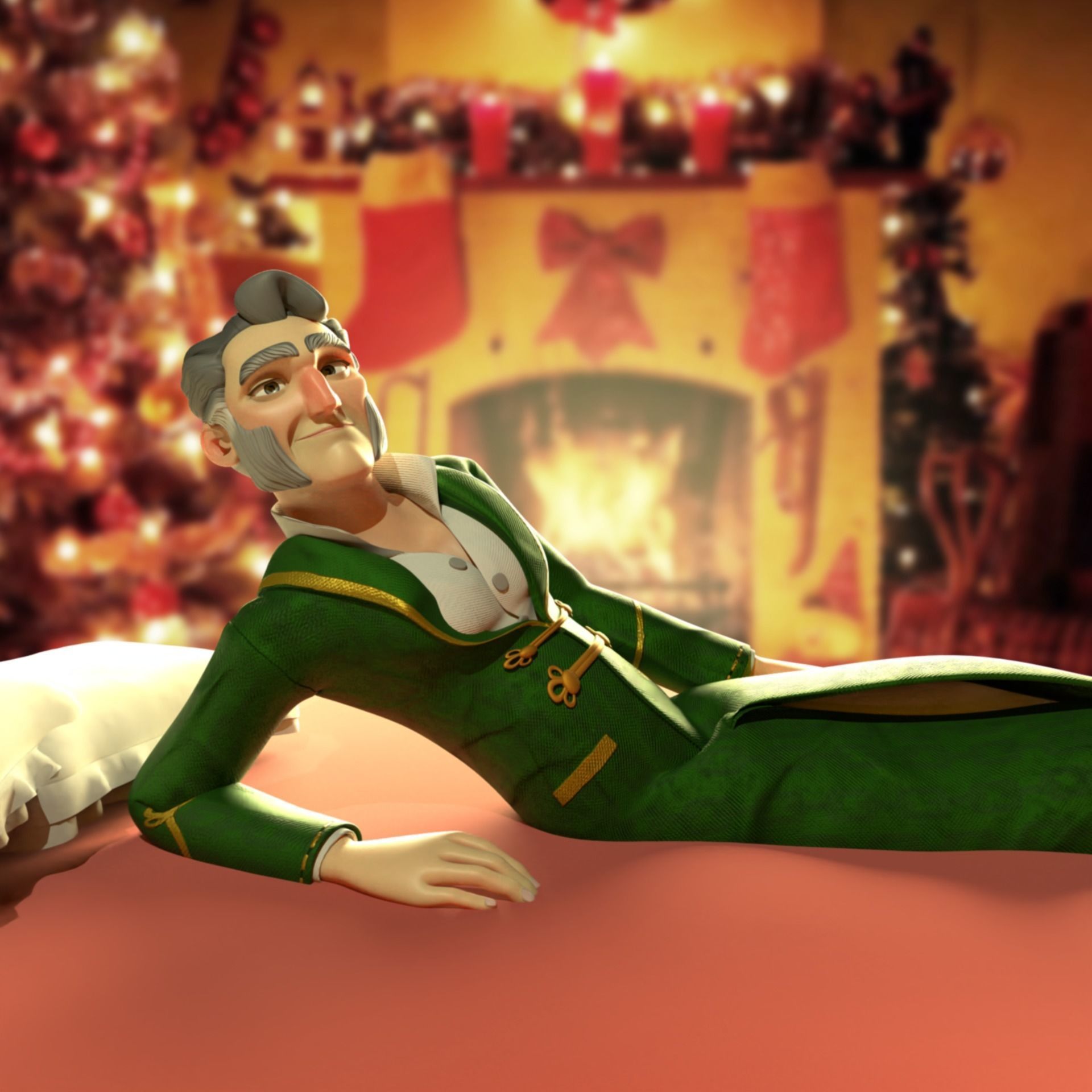 Scrooge rigged free VR / AR / low-poly 3D model rigged | CGTrader