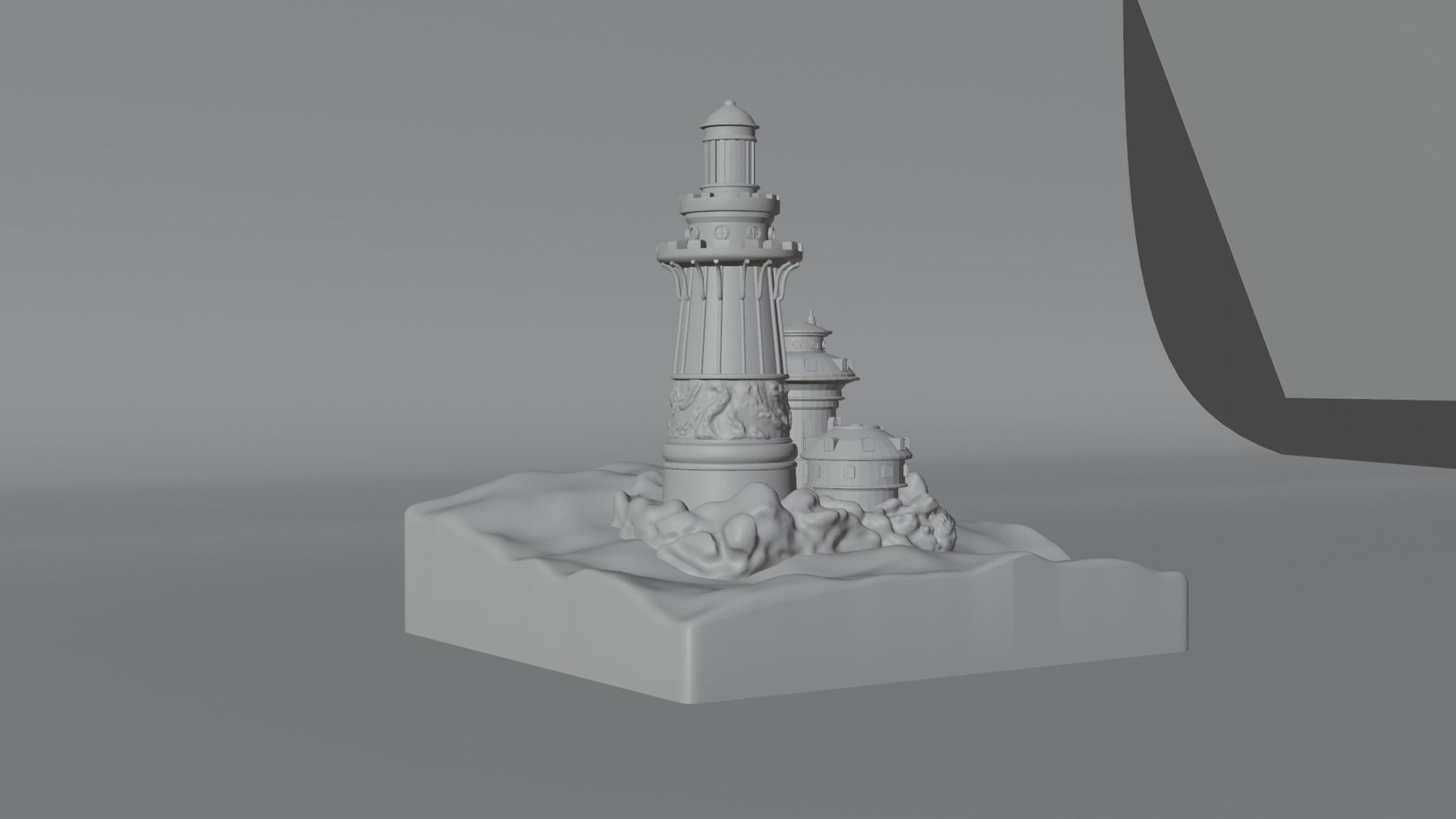 Lighthouse 3D models ready for printing free 3D model 3D printable ...