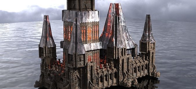 Forest Cult Towers 3D model | CGTrader