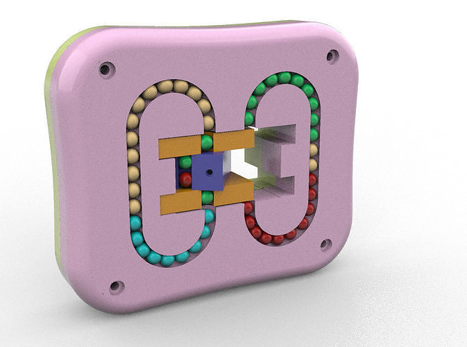 MAGIC BEAN ROTATING CUBE 3D model | CGTrader