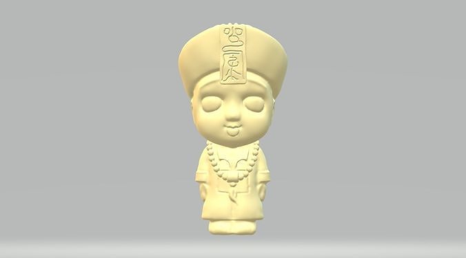 Jiangshi - Chinese Hopping Vampire 3D model 3D printable | CGTrader