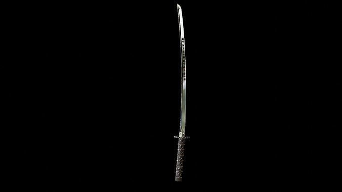 Katana Sword Knight Sword Ninja Katana 3D Model 3D model | CGTrader