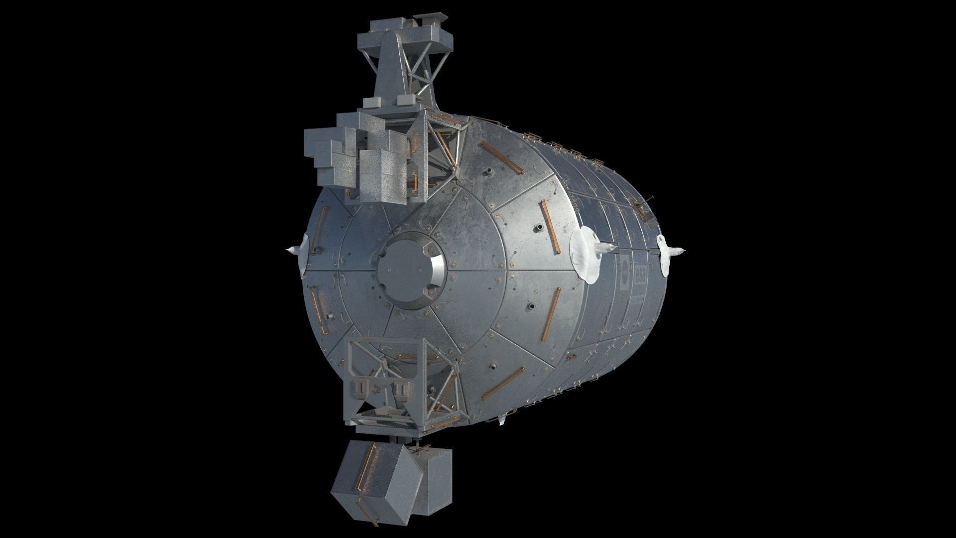 High quality 3D model Columbus ISS module 3D model | CGTrader