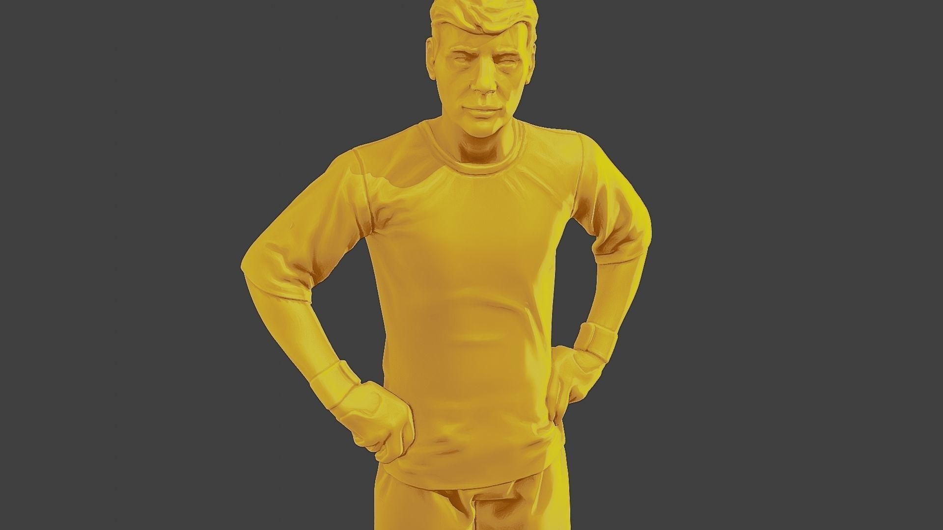 Soccer Player SP 018 3D model 3D printable | CGTrader