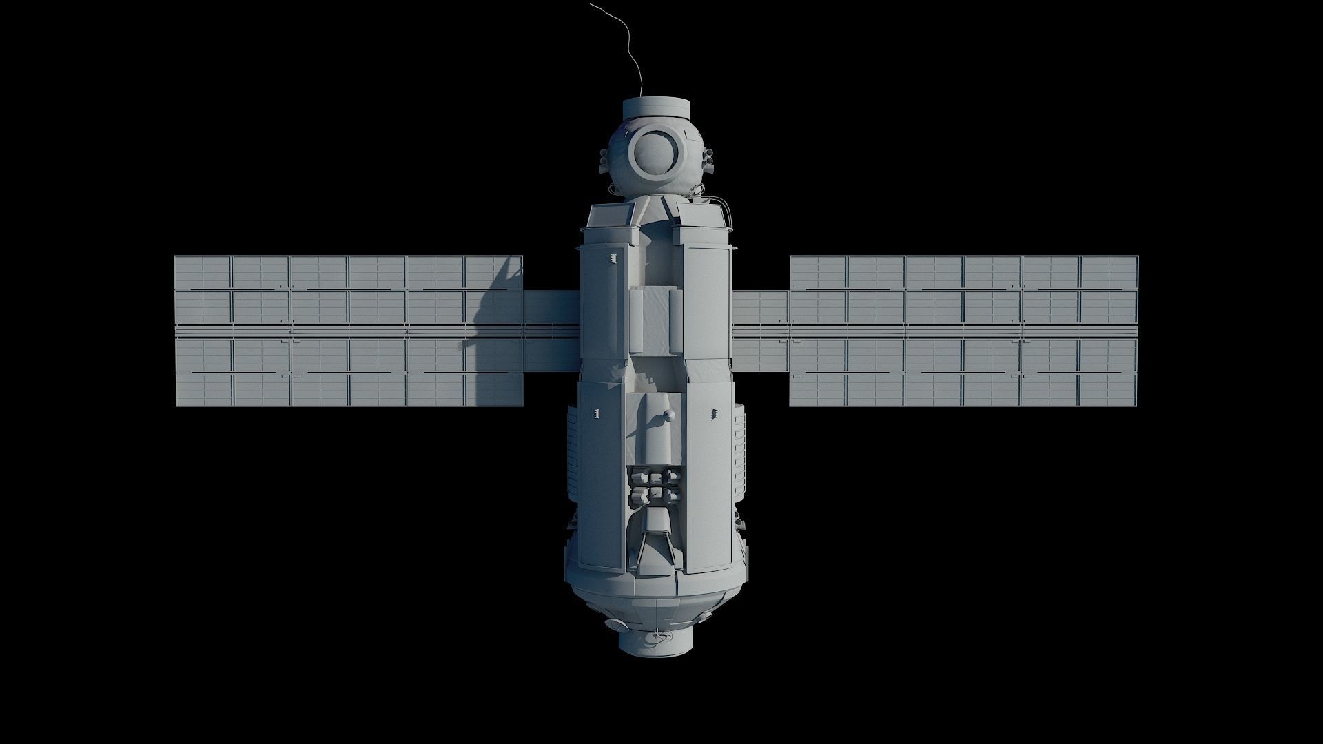 High quality 3D model Zarya ISS module 3D model 3D model | CGTrader