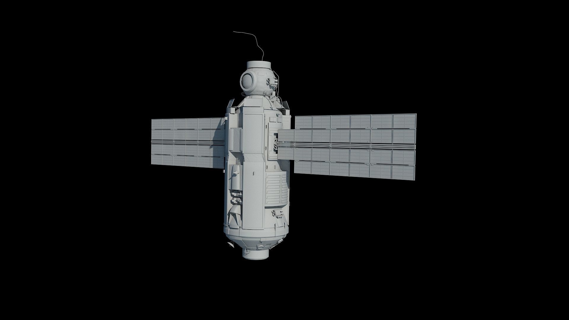 High quality 3D model Zarya ISS module 3D model 3D model | CGTrader