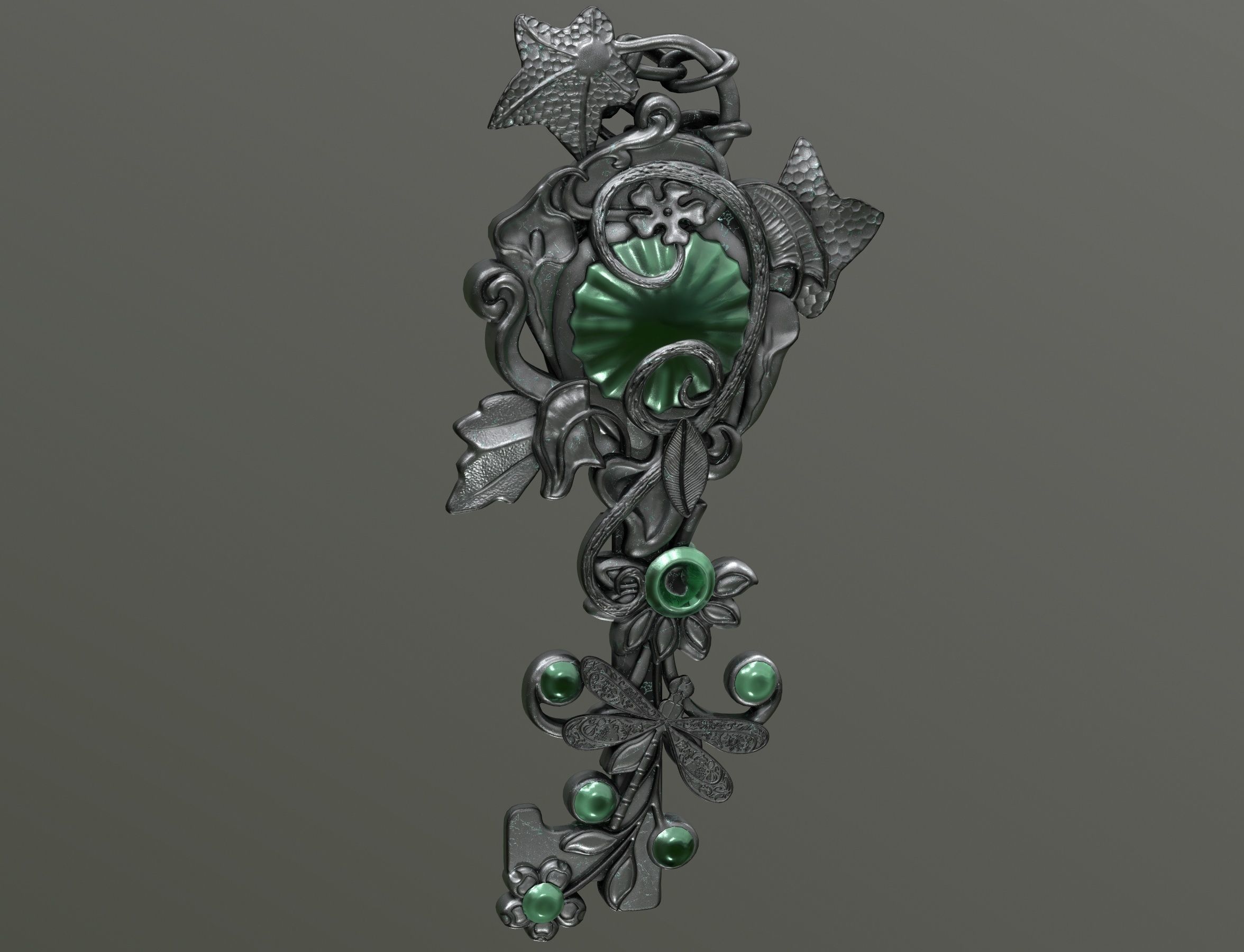 3D model summer key VR / AR / low-poly | CGTrader