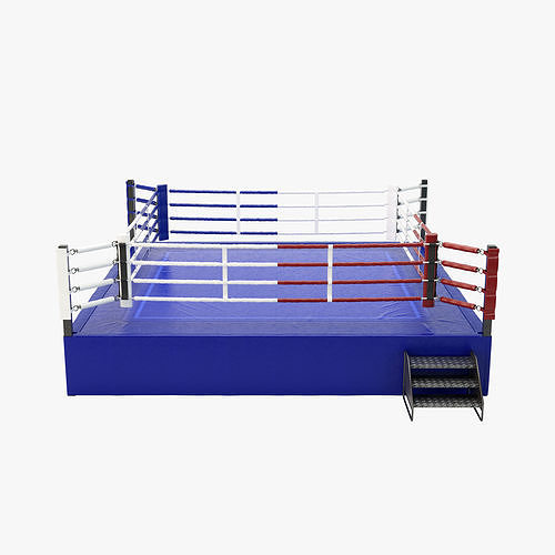 Boxing Ring REGULATION SIZE 3D model | CGTrader