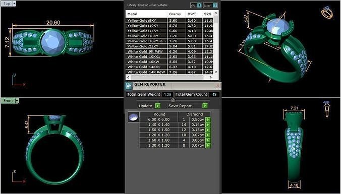 DK01 Ring Model 3D model 3D printable | CGTrader