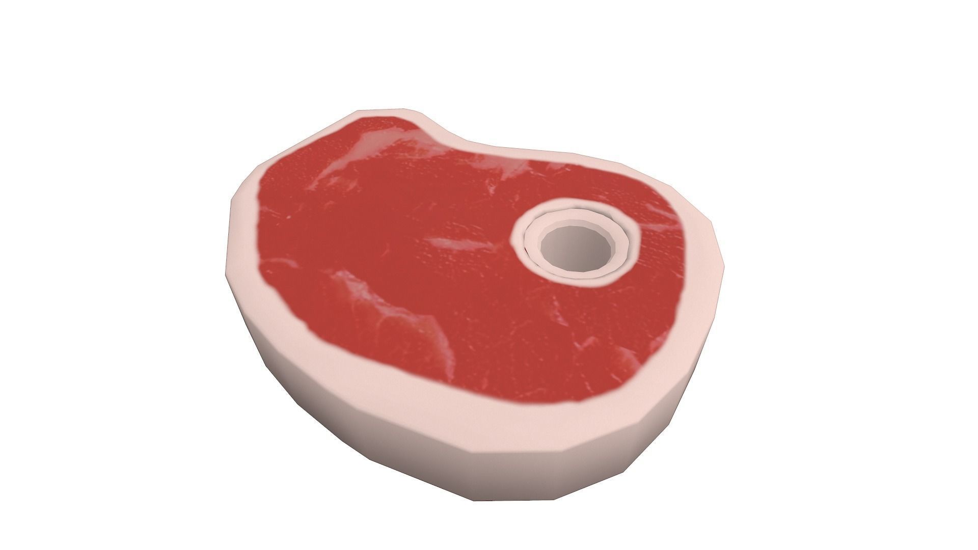 3D model Low Poly Steak piece of meat VR / AR / low-poly | CGTrader
