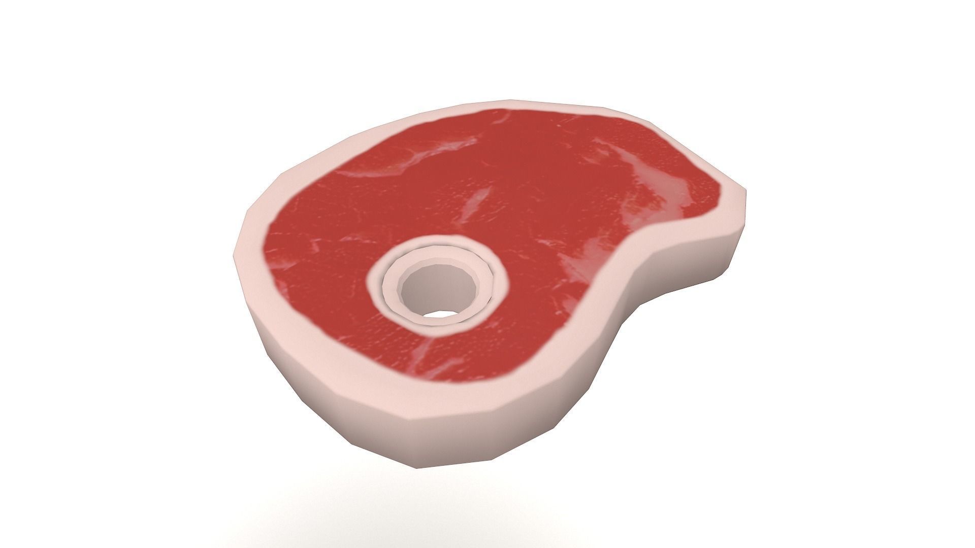 3D model Low Poly Steak piece of meat VR / AR / low-poly | CGTrader
