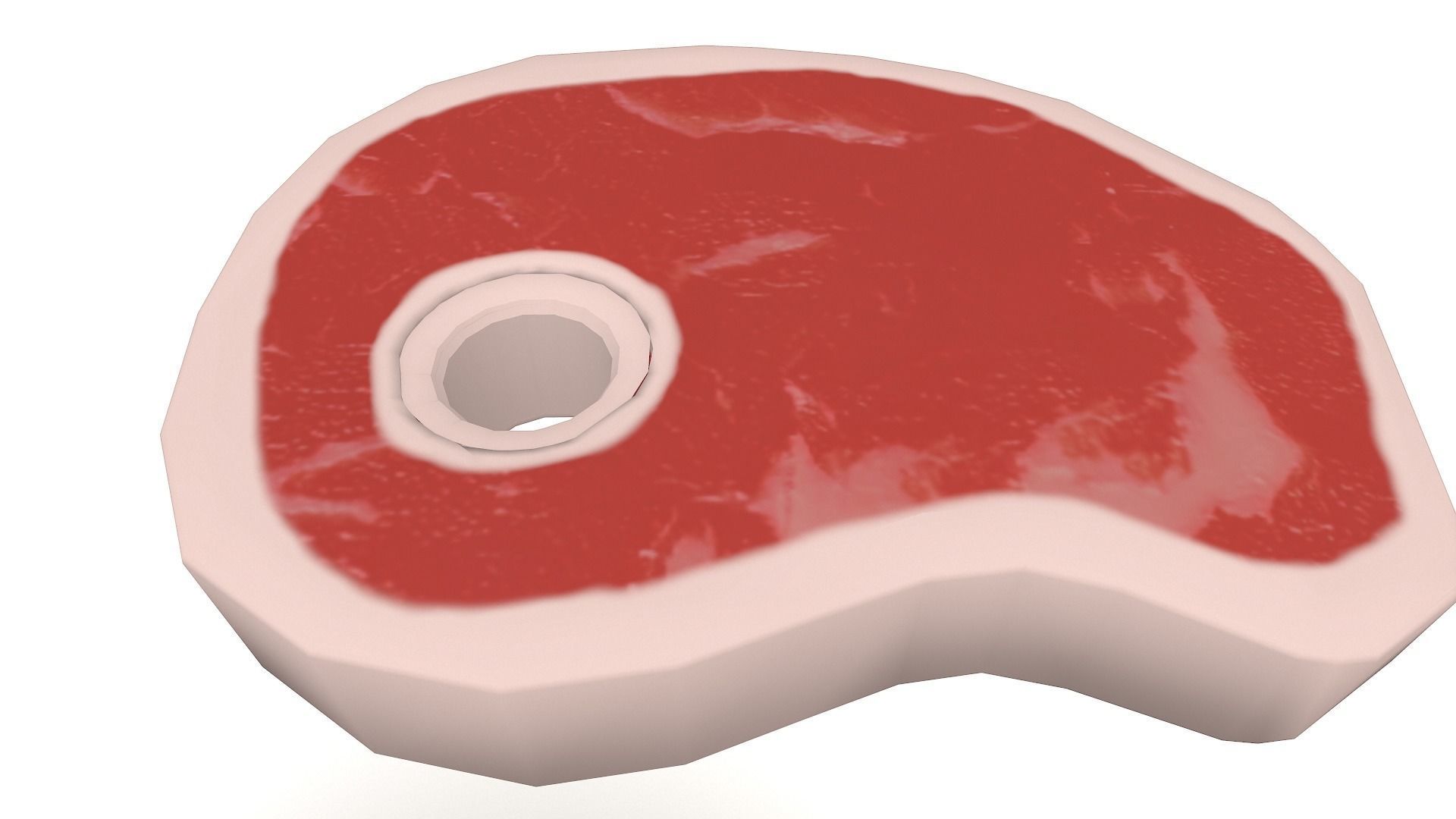 3D model Low Poly Steak piece of meat VR / AR / low-poly | CGTrader