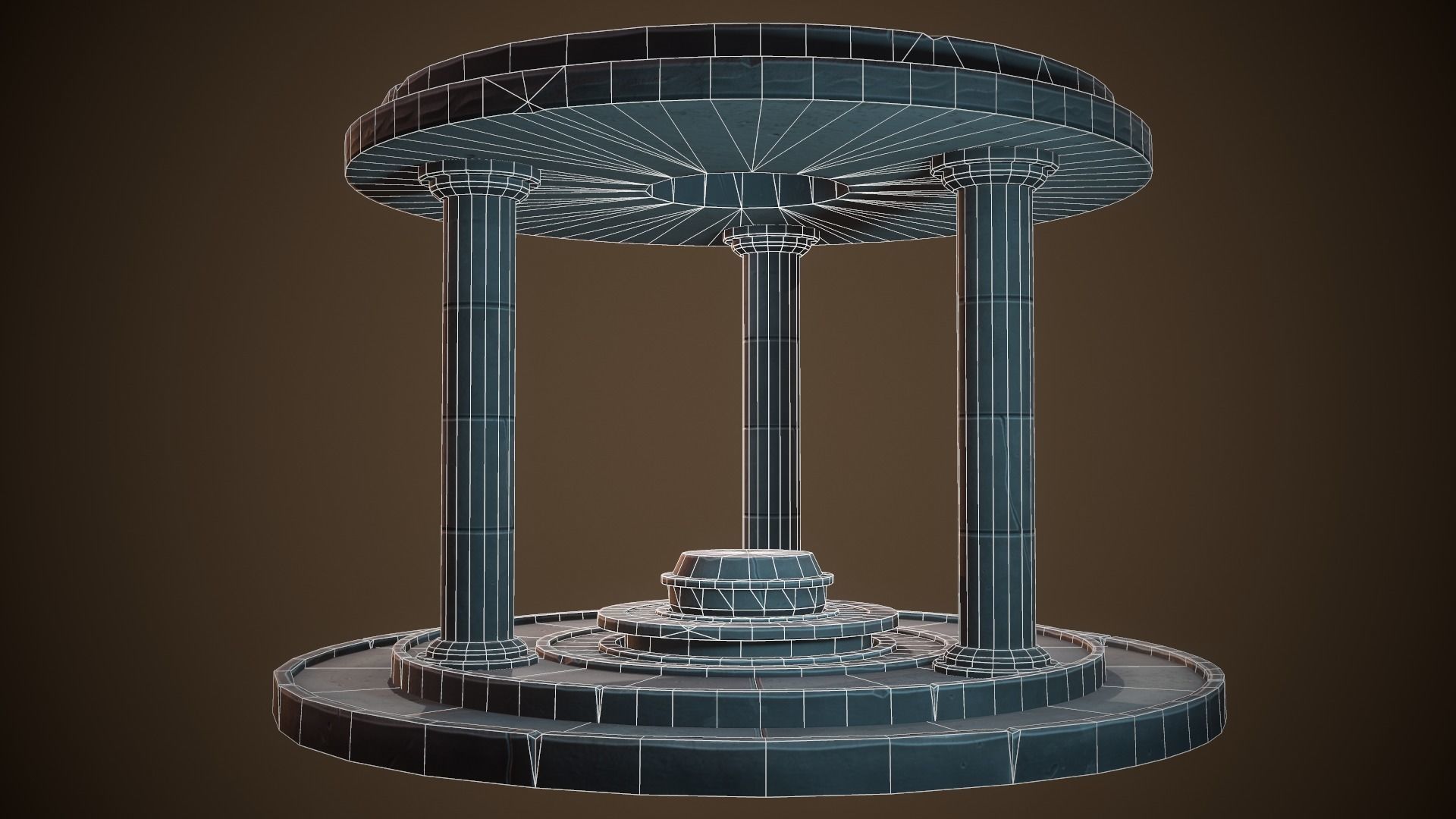 3D model Stylized altar VR / AR / low-poly | CGTrader