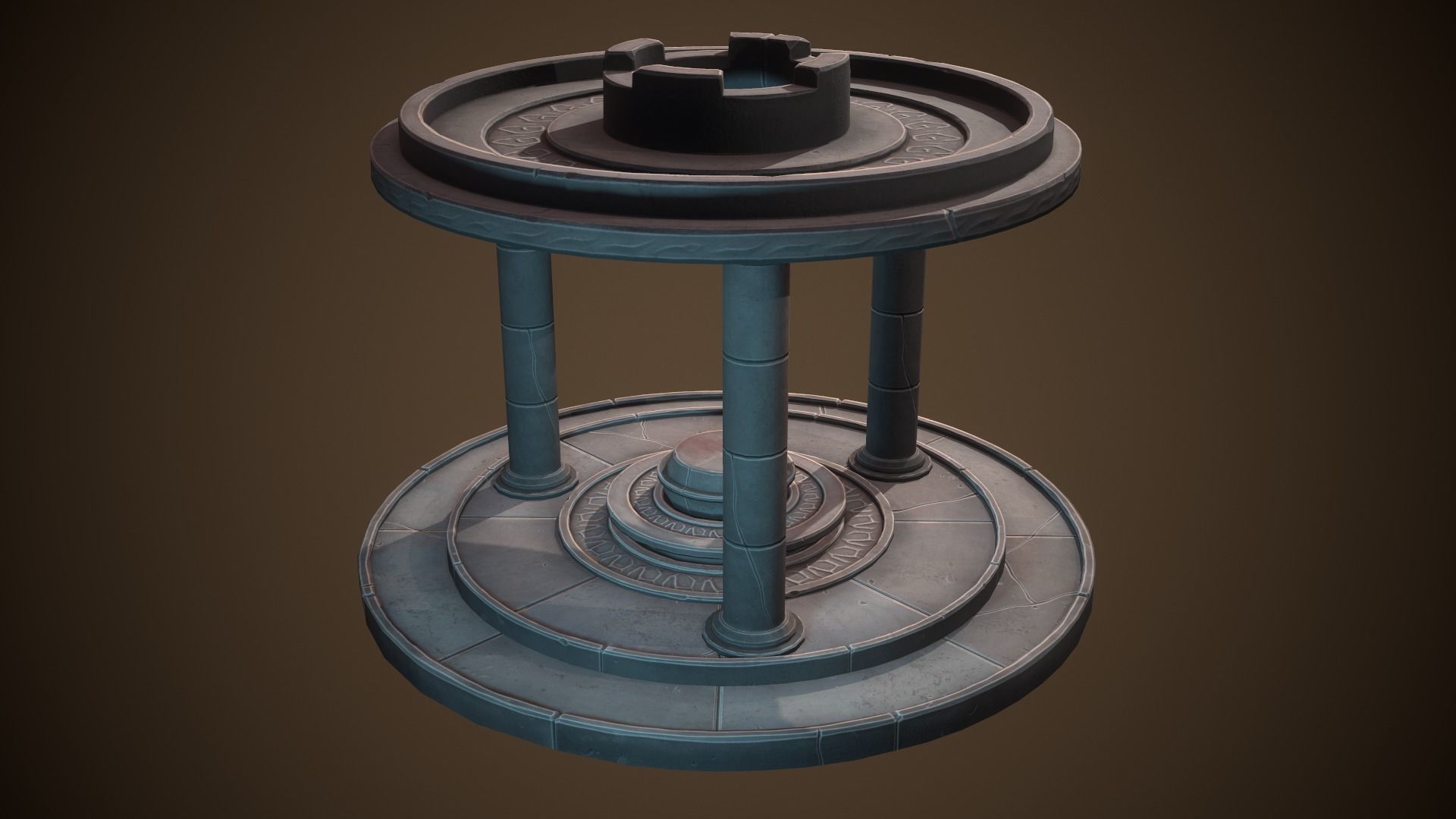 3D model Stylized altar VR / AR / low-poly | CGTrader