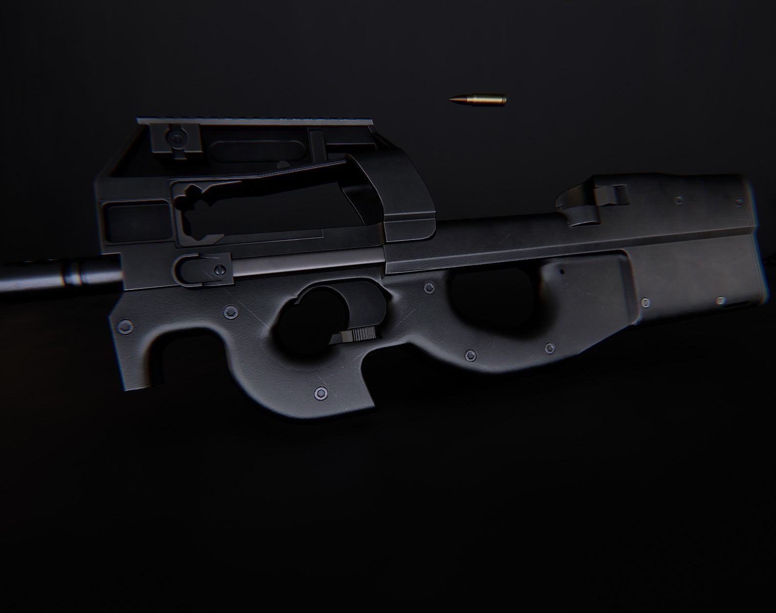 3D model AAA P90 Game Ready PBR VR / AR / low-poly | CGTrader