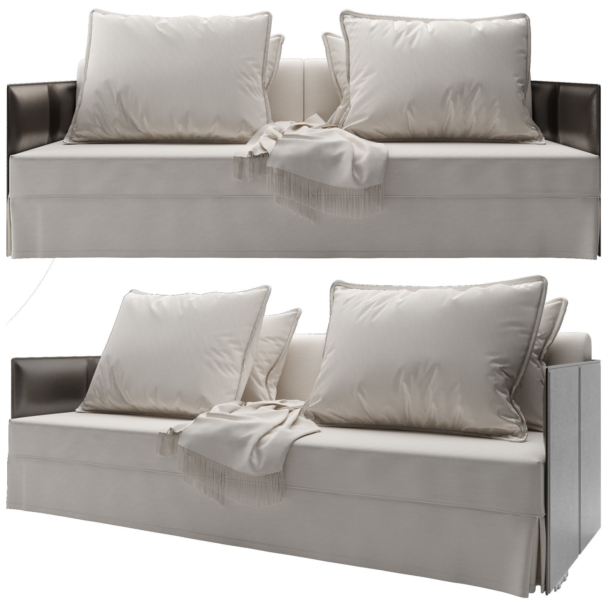 SOFA-Flexform-Eden sofa with pillows 3D model | CGTrader