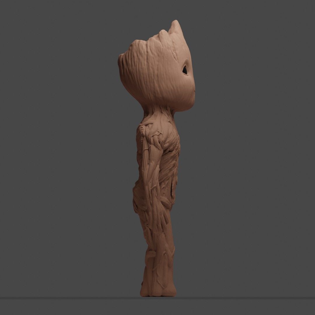 Baby groot body 3D model 3D printable | CGTrader