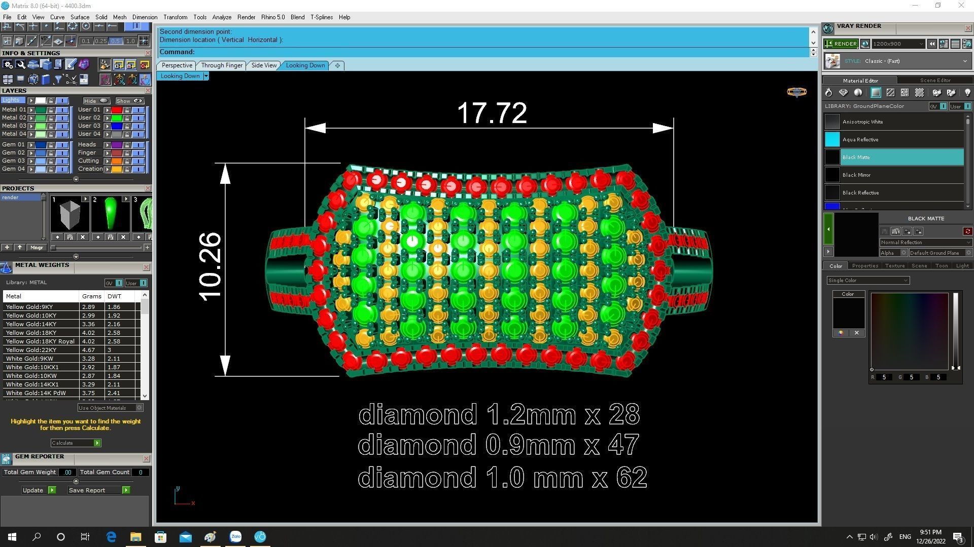 luxury korean diamond art lady ring 4400 3D model 3D printable | CGTrader