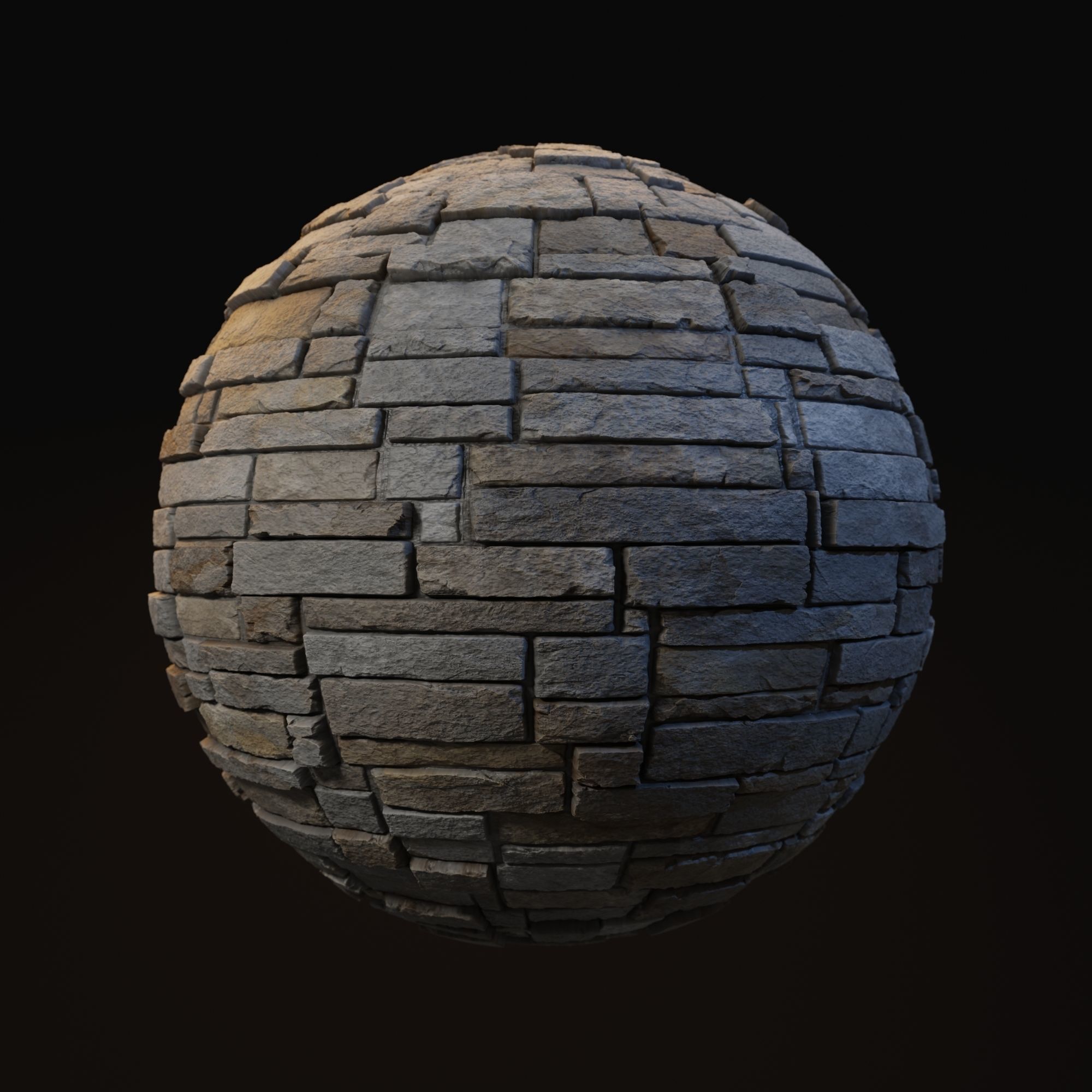 Ohio Gray Cobblestone 8K Textures Texture | CGTrader