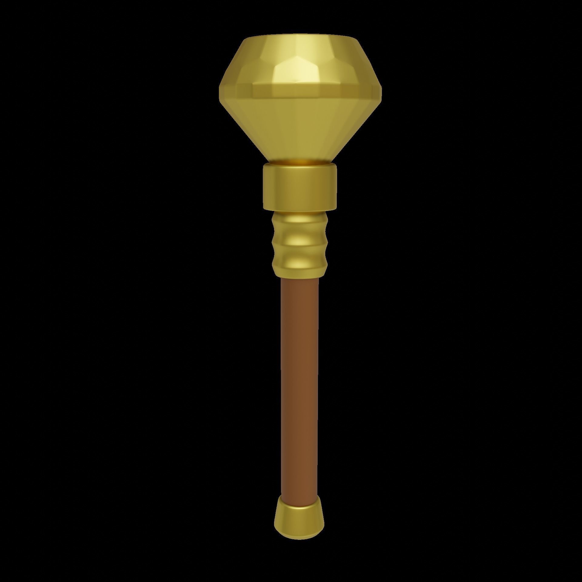 Animal Crossing Golden Wand Replica Prop 3D model 3D printable | CGTrader