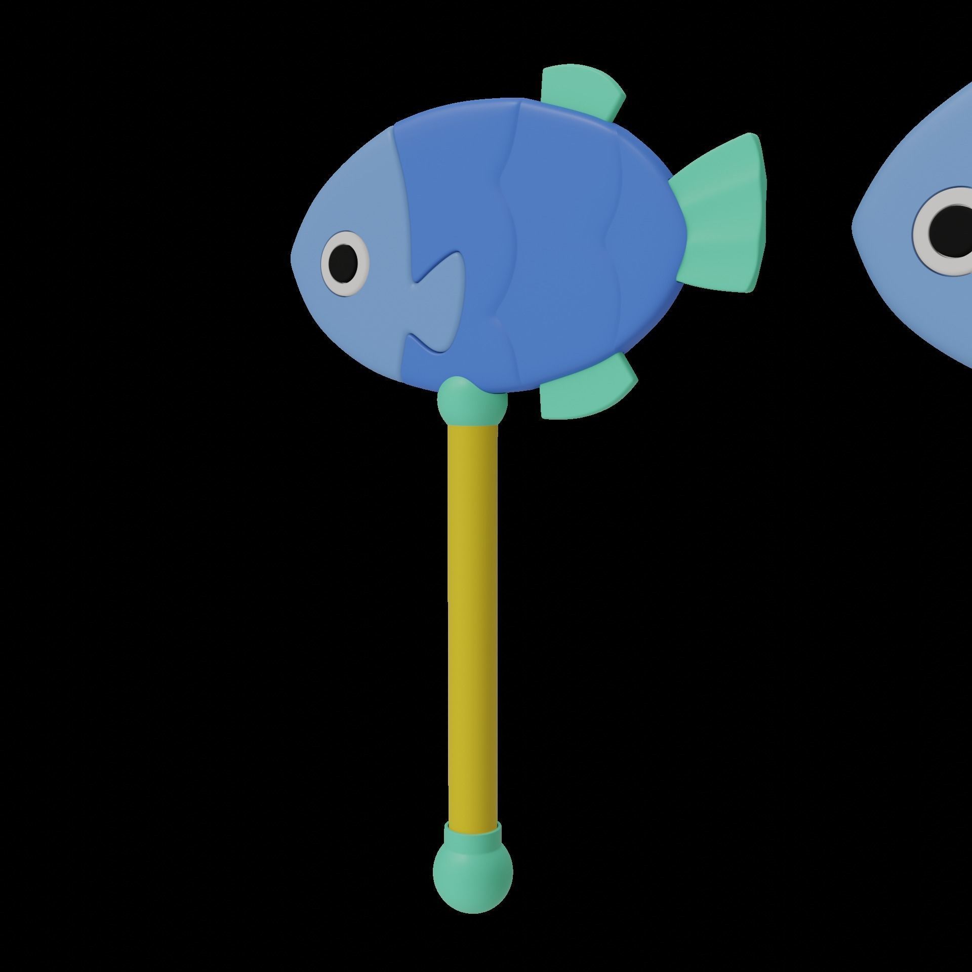Animal Crossing Fish Wand Replica Prop 3D model 3D printable | CGTrader