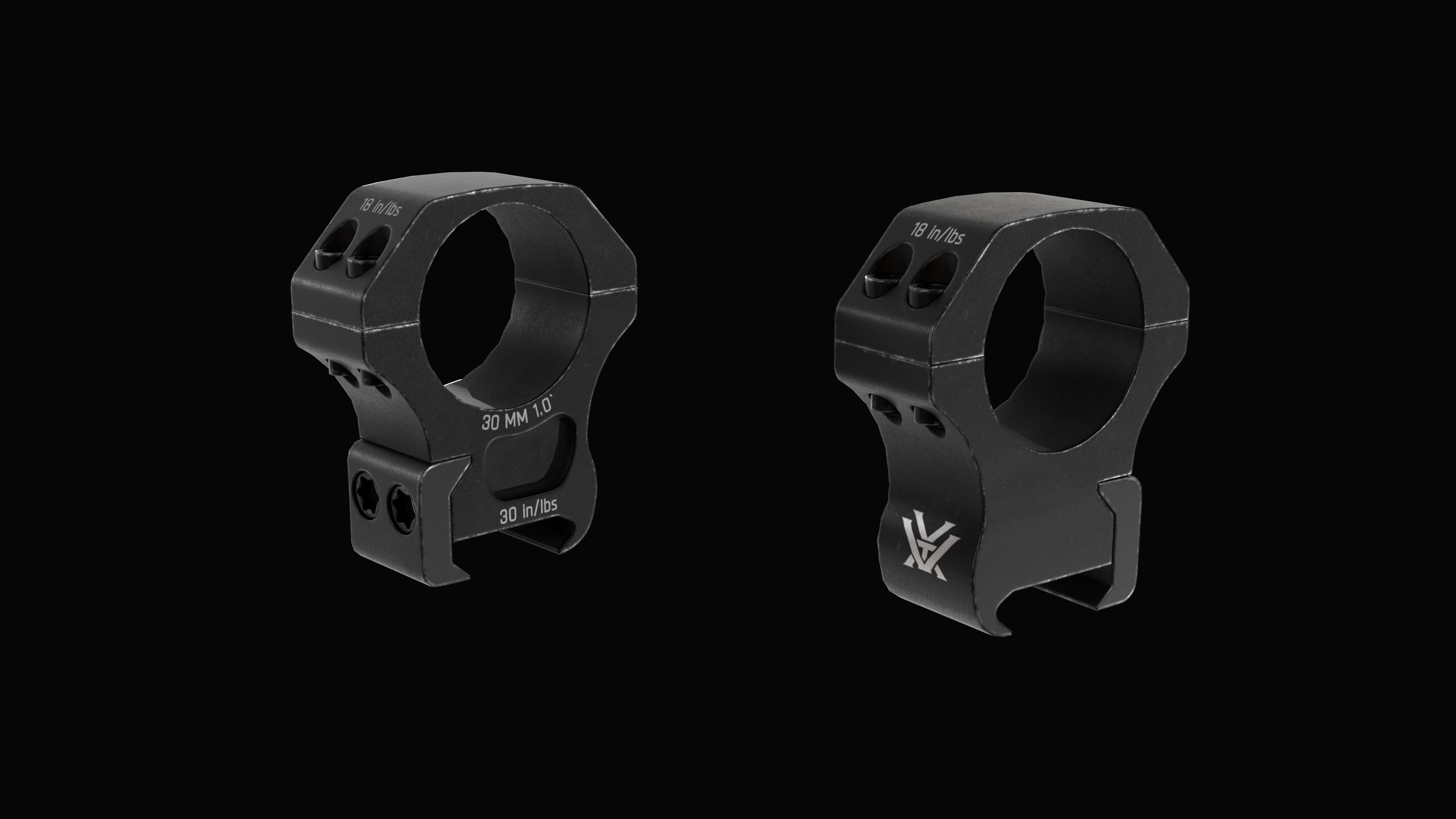 3D model Variable optic rifle scope Vortex GOLDEN EAGLE VR / AR / low ...