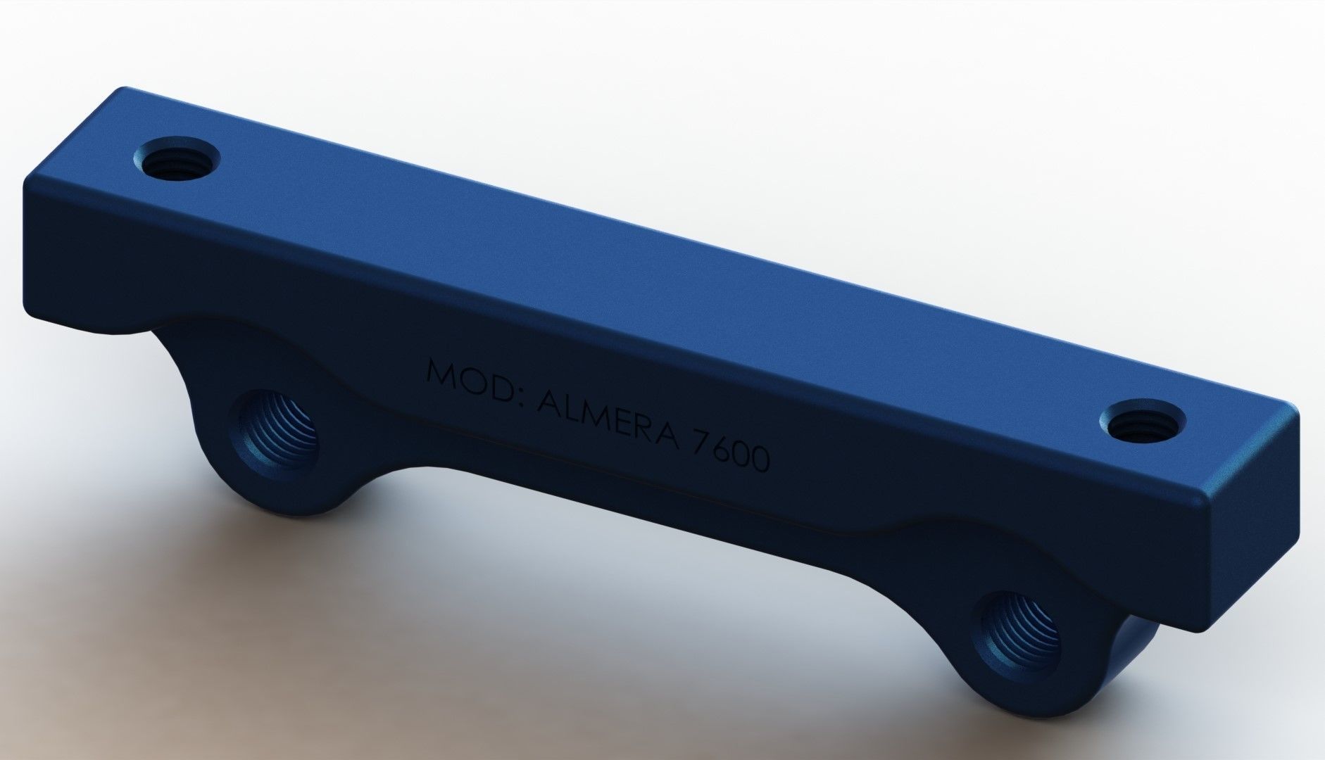 Aluminium Brake Caliper Adapter Bracket for Various Models 3D model ...