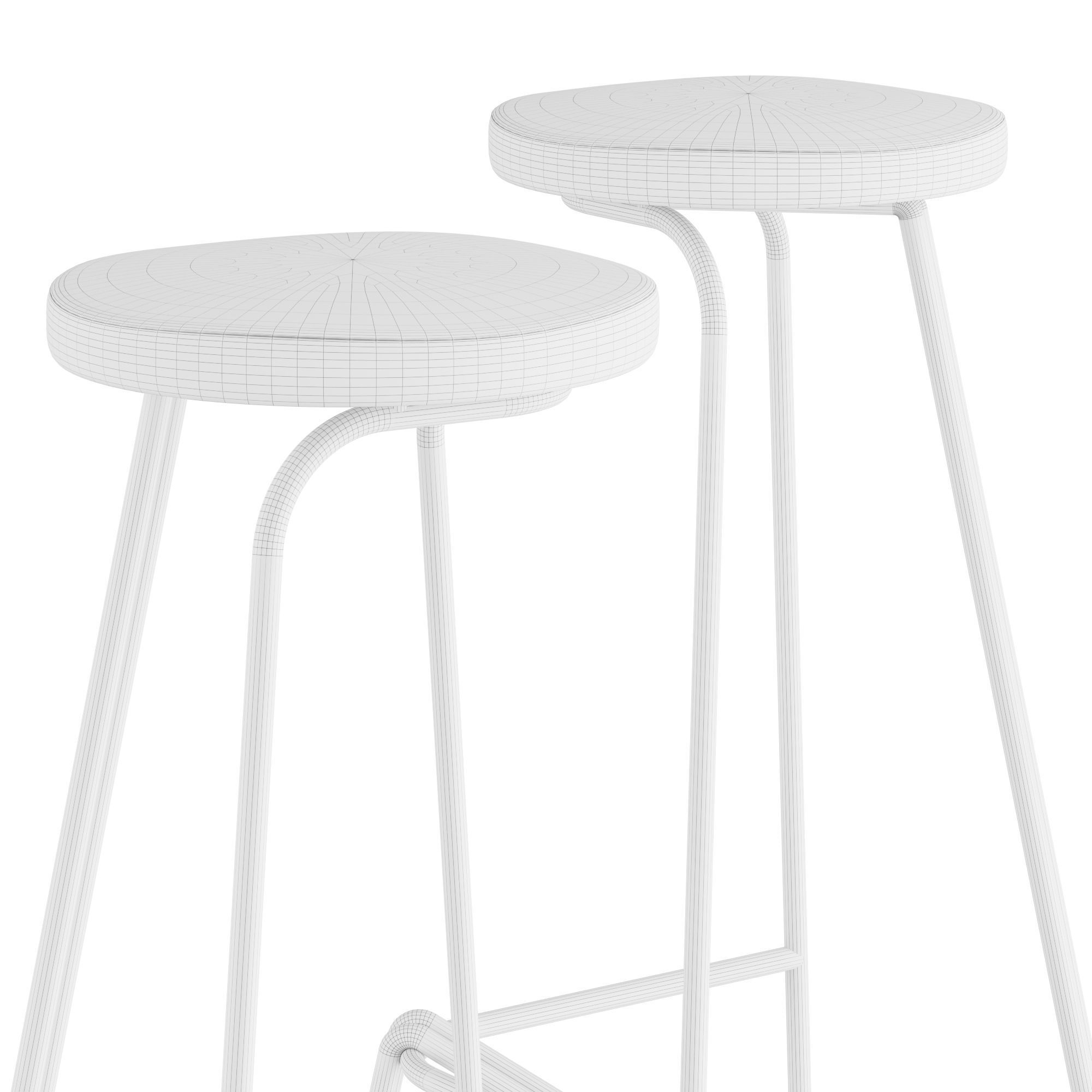STINGRAY CHAIR Bar stool 3D model | CGTrader
