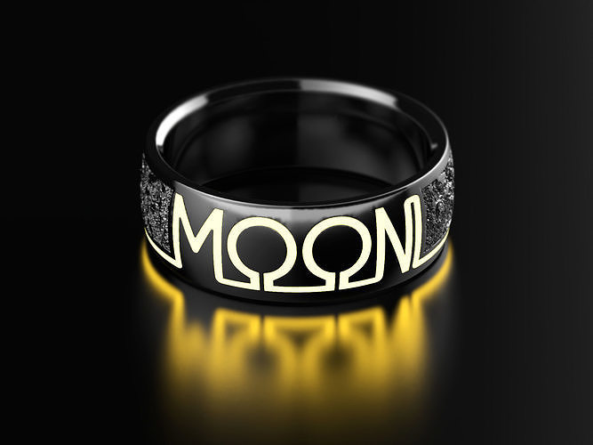 New Moon 3D model 3D printable | CGTrader