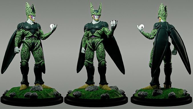 Cell Dragon ball Z 3D model 3D printable | CGTrader