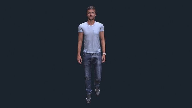 3D model Human Animation Walking VR / AR / low-poly | CGTrader