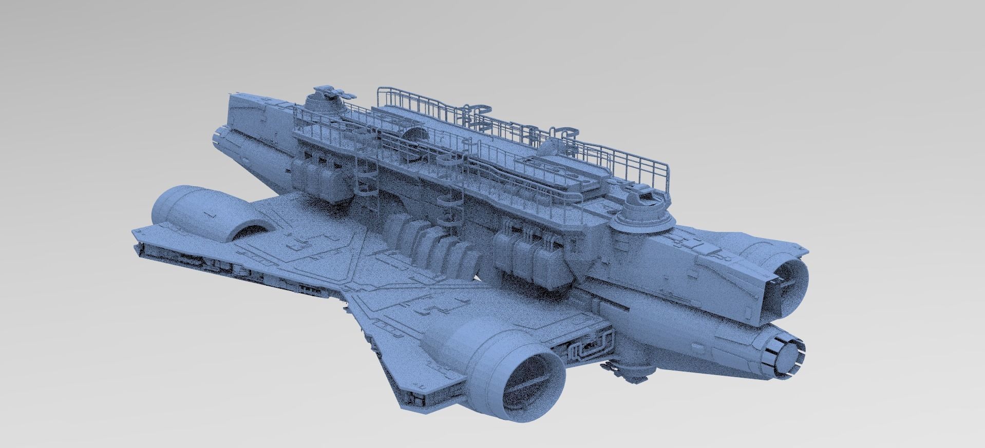 Floating Convoy Ship 3D model | CGTrader