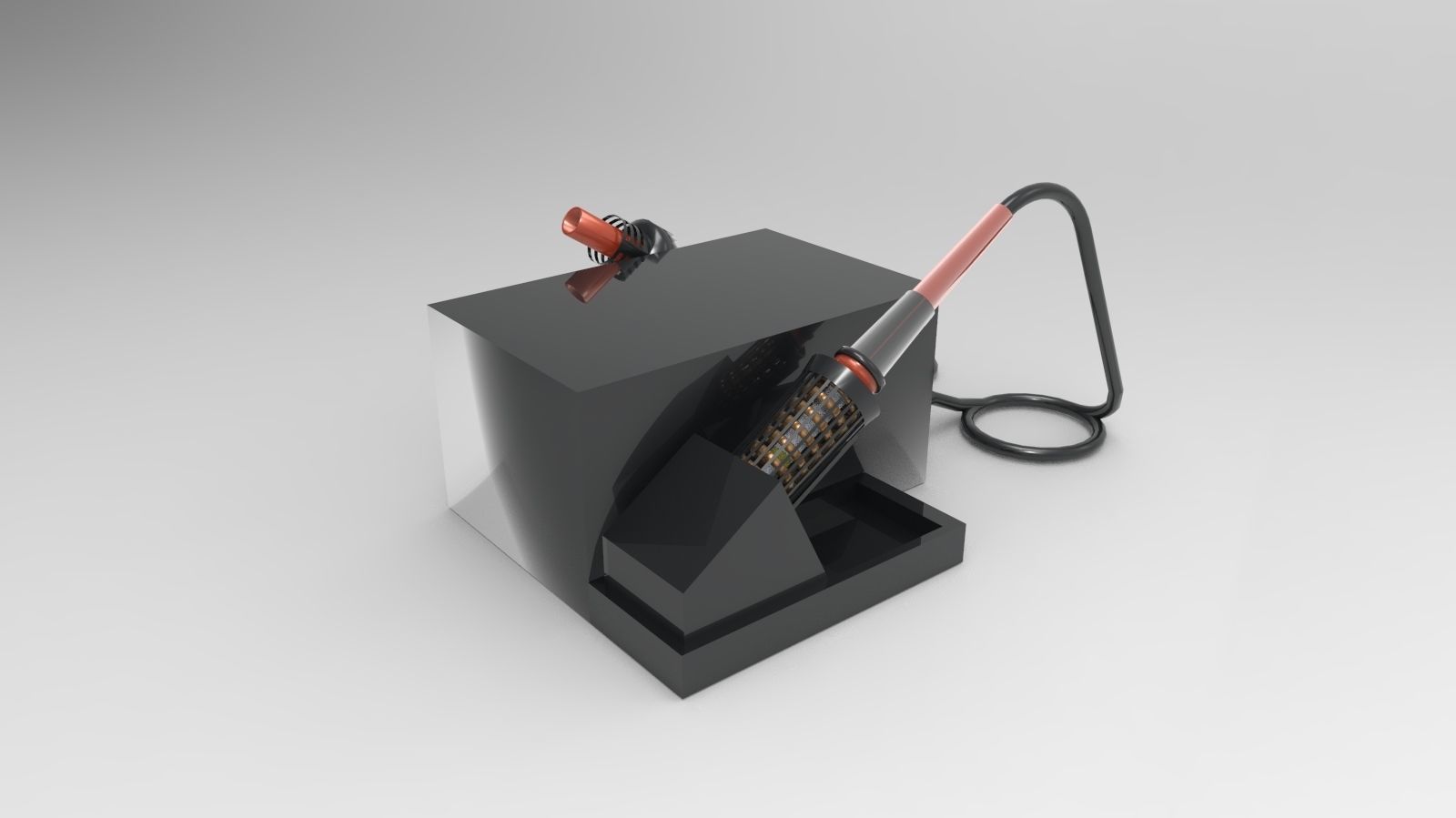 Solder station 3D model | CGTrader