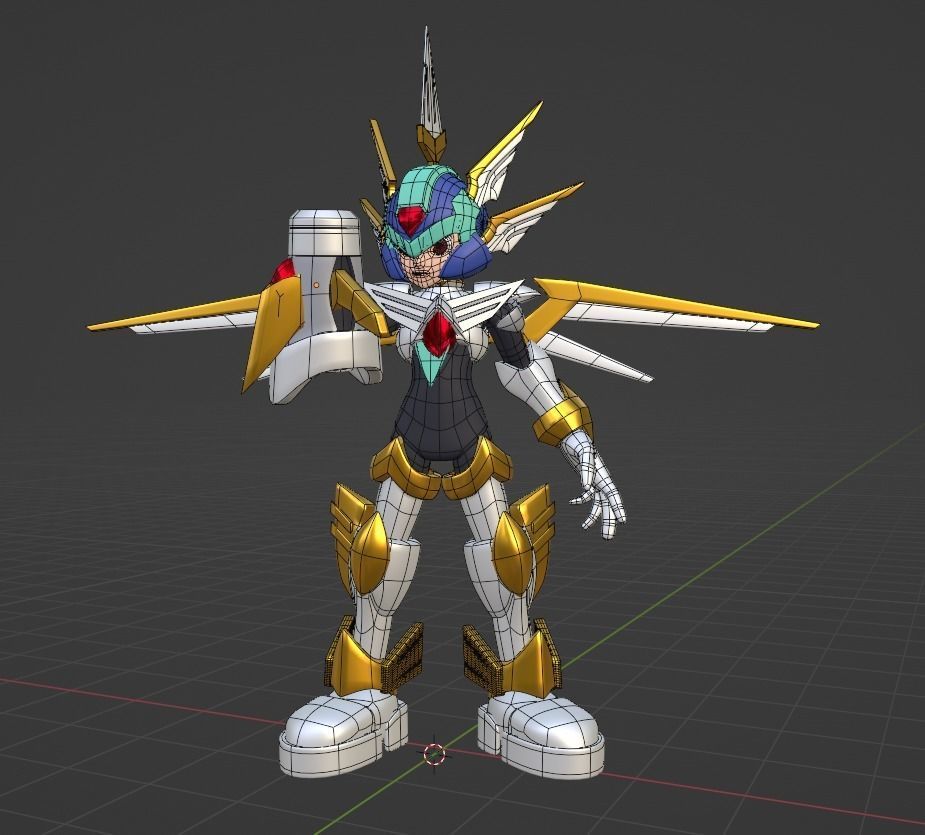 Armor Copy X 3D Model 3D model rigged | CGTrader