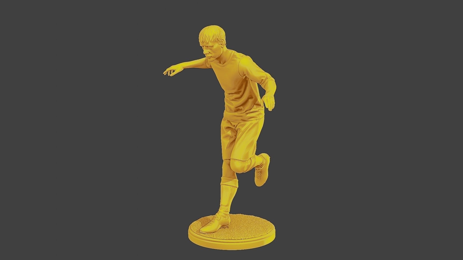 Soccer Player SP 034 3D model 3D printable | CGTrader