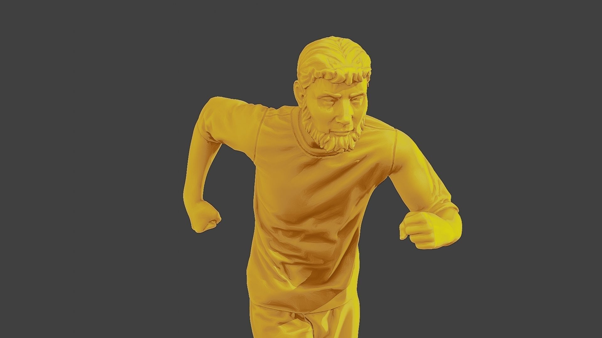 Soccer Player SP 035 3D model 3D printable | CGTrader