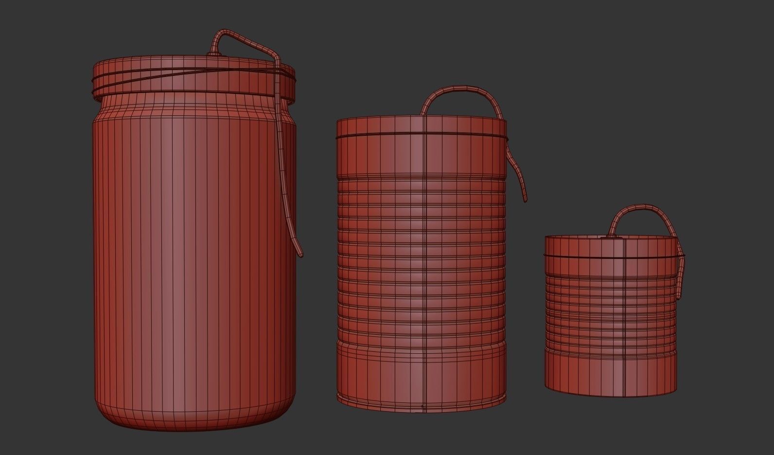 3D model Tin Grenade Bomb Pack VR / AR / low-poly | CGTrader