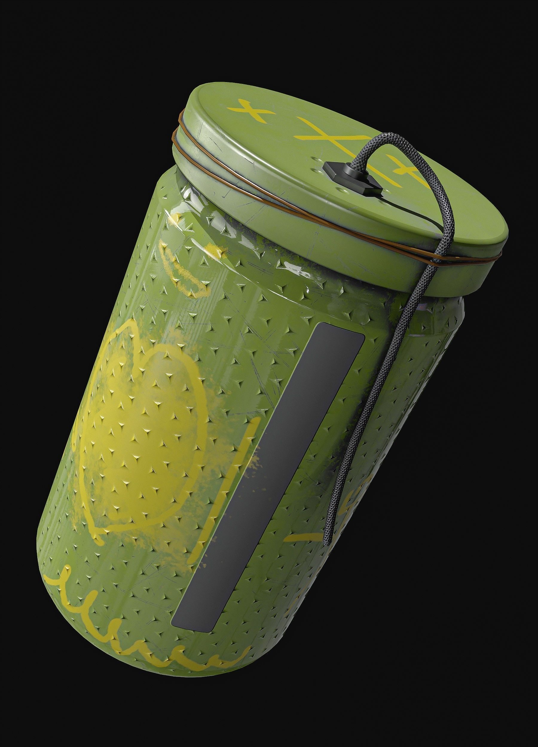 3D model Tin Grenade Bomb Pack VR / AR / low-poly | CGTrader