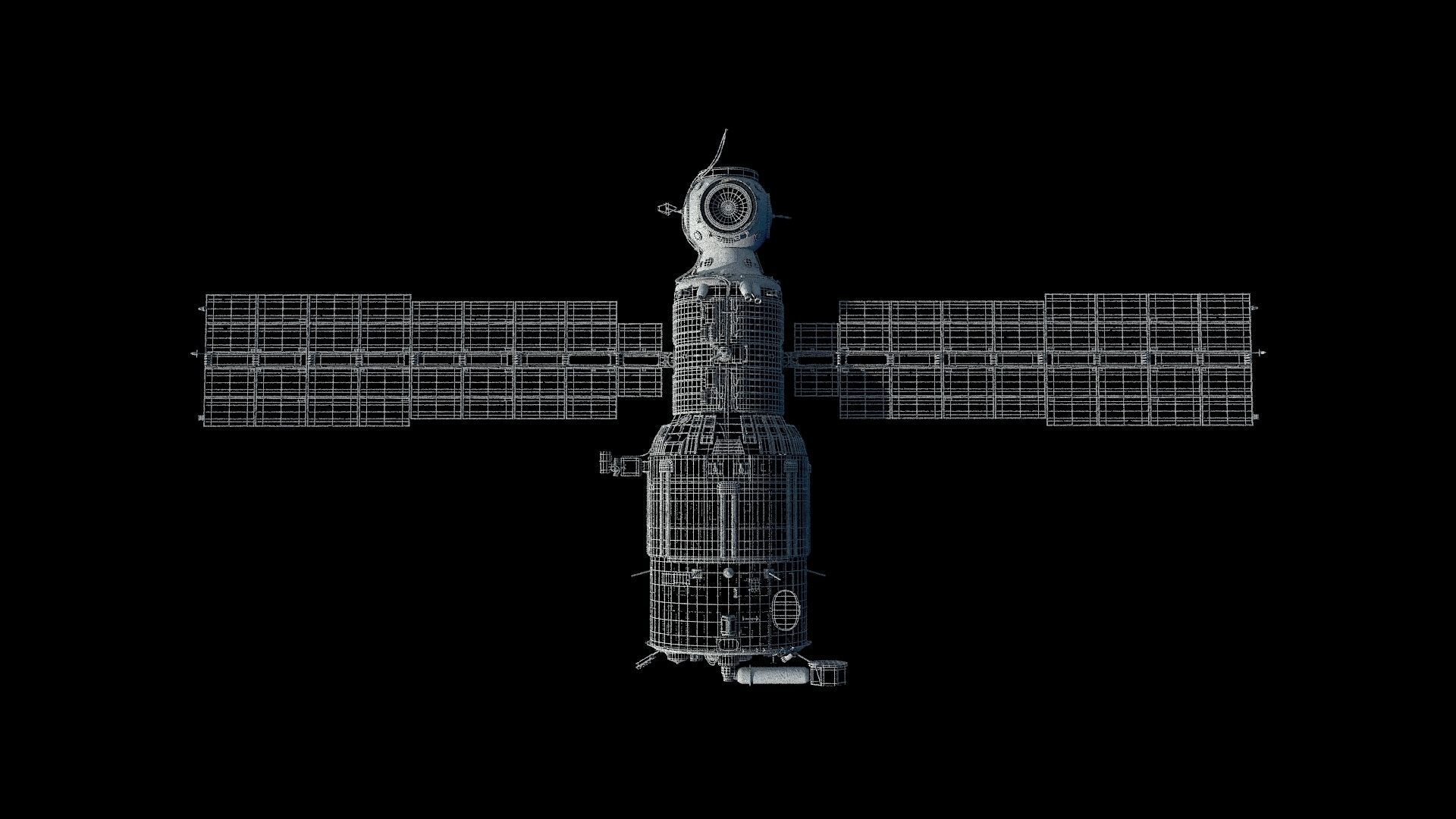 High quality 3D model Zvezda ISS module 3D model | CGTrader