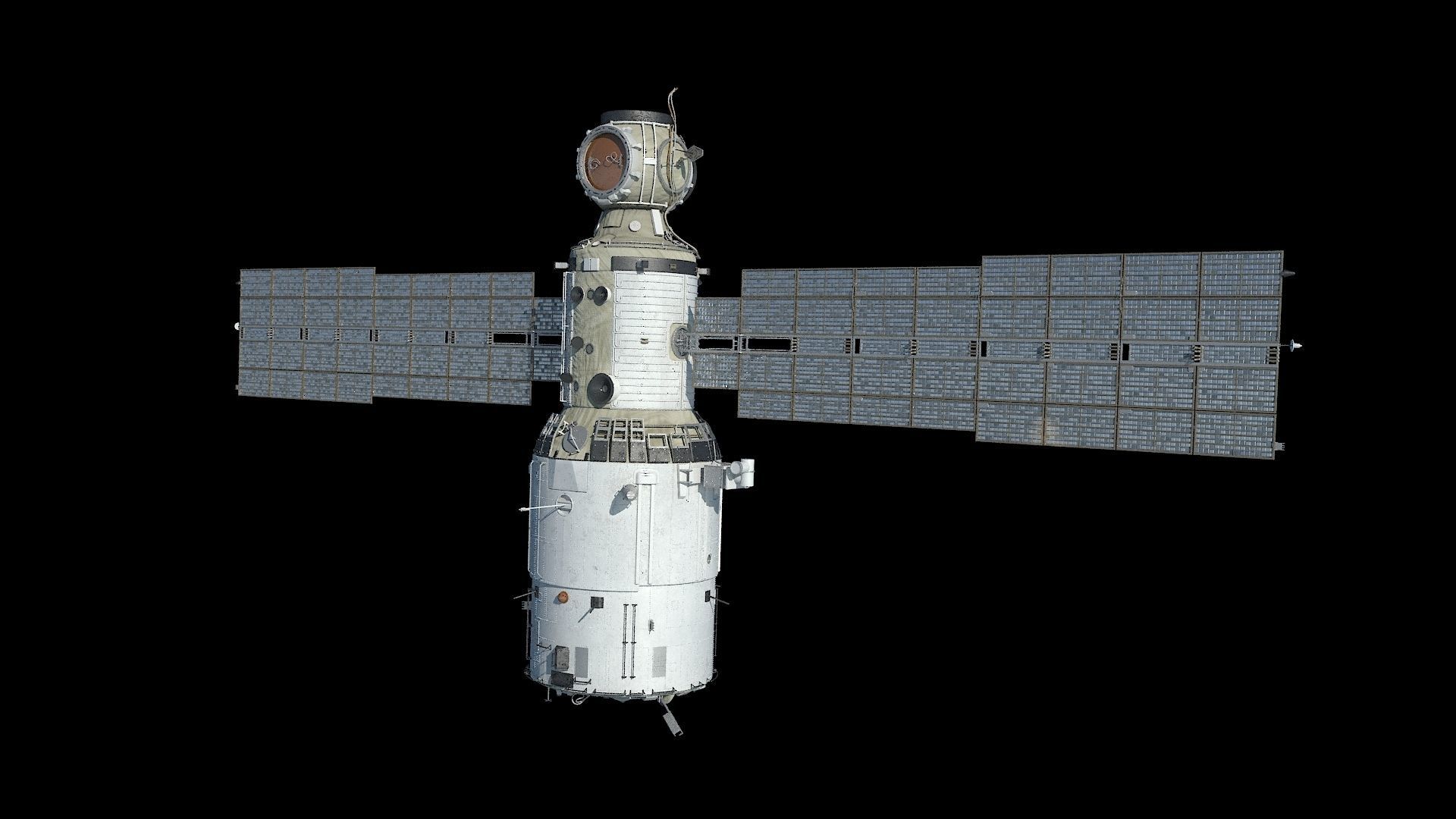 High quality 3D model Zvezda ISS module 3D model | CGTrader