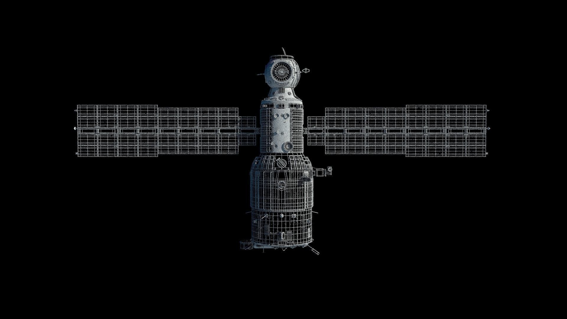 High quality 3D model Zvezda ISS module 3D model | CGTrader
