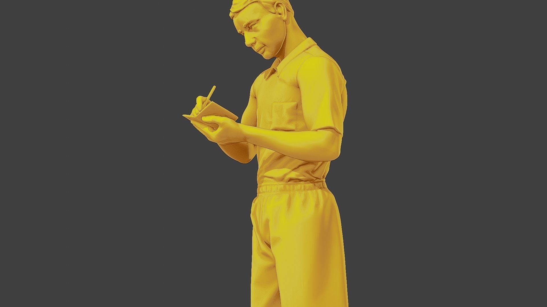 Soccer Player SP 048 3D model 3D printable | CGTrader