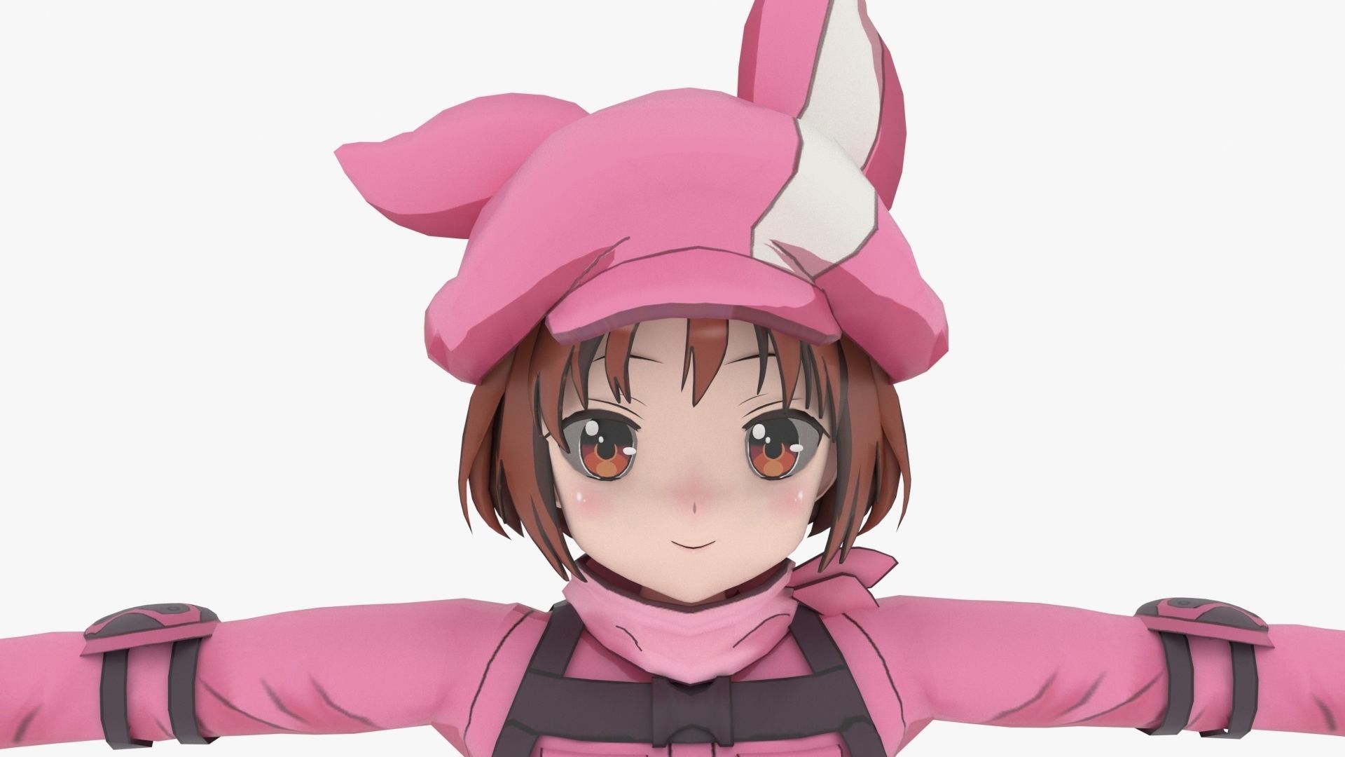 LLENN - Sword Art Online GGO 3D model | CGTrader