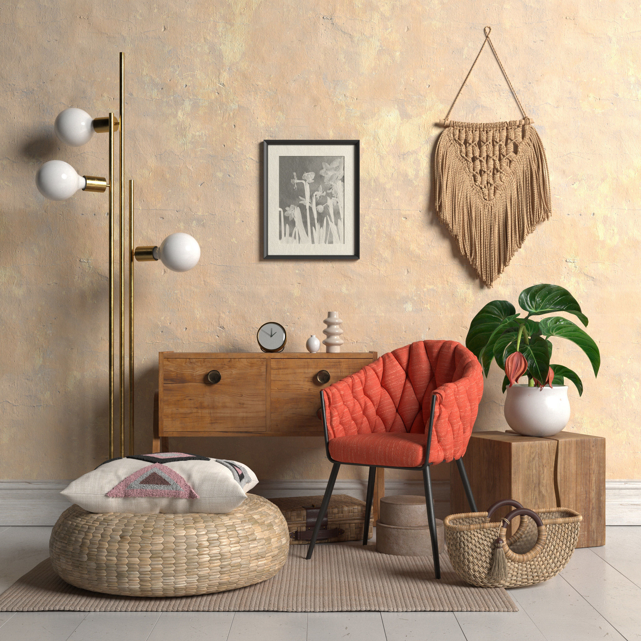 Archmodels vol 266 - collection of furniture and props 3D model | CGTrader