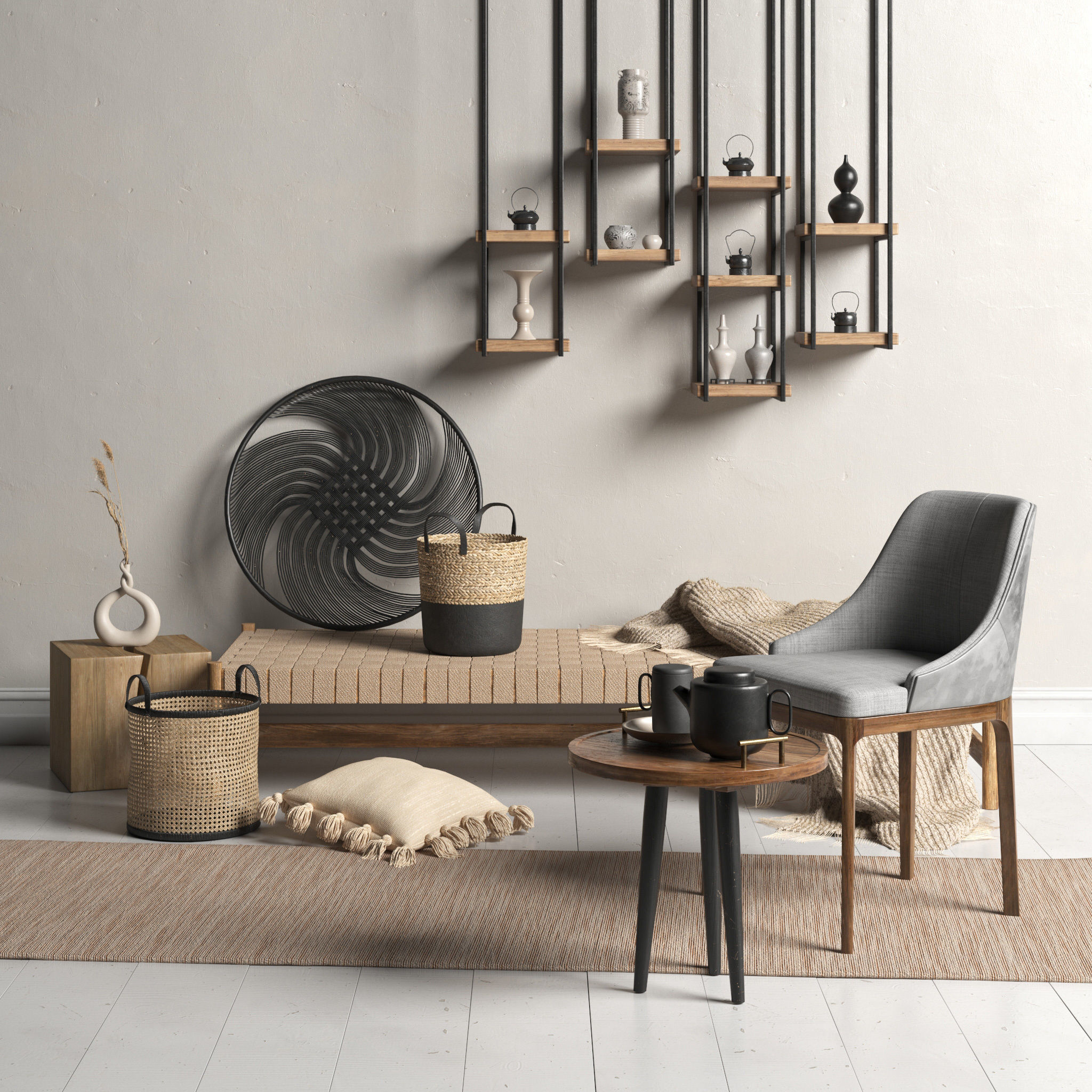 Archmodels vol 266 - collection of furniture and props 3D model | CGTrader