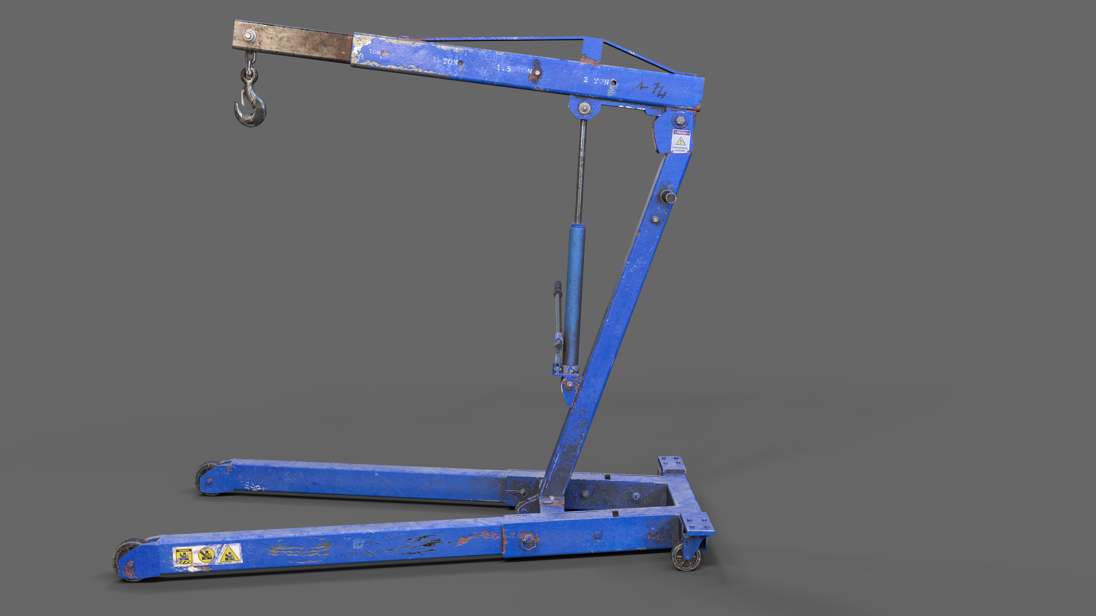 Crane engine 3D model | CGTrader