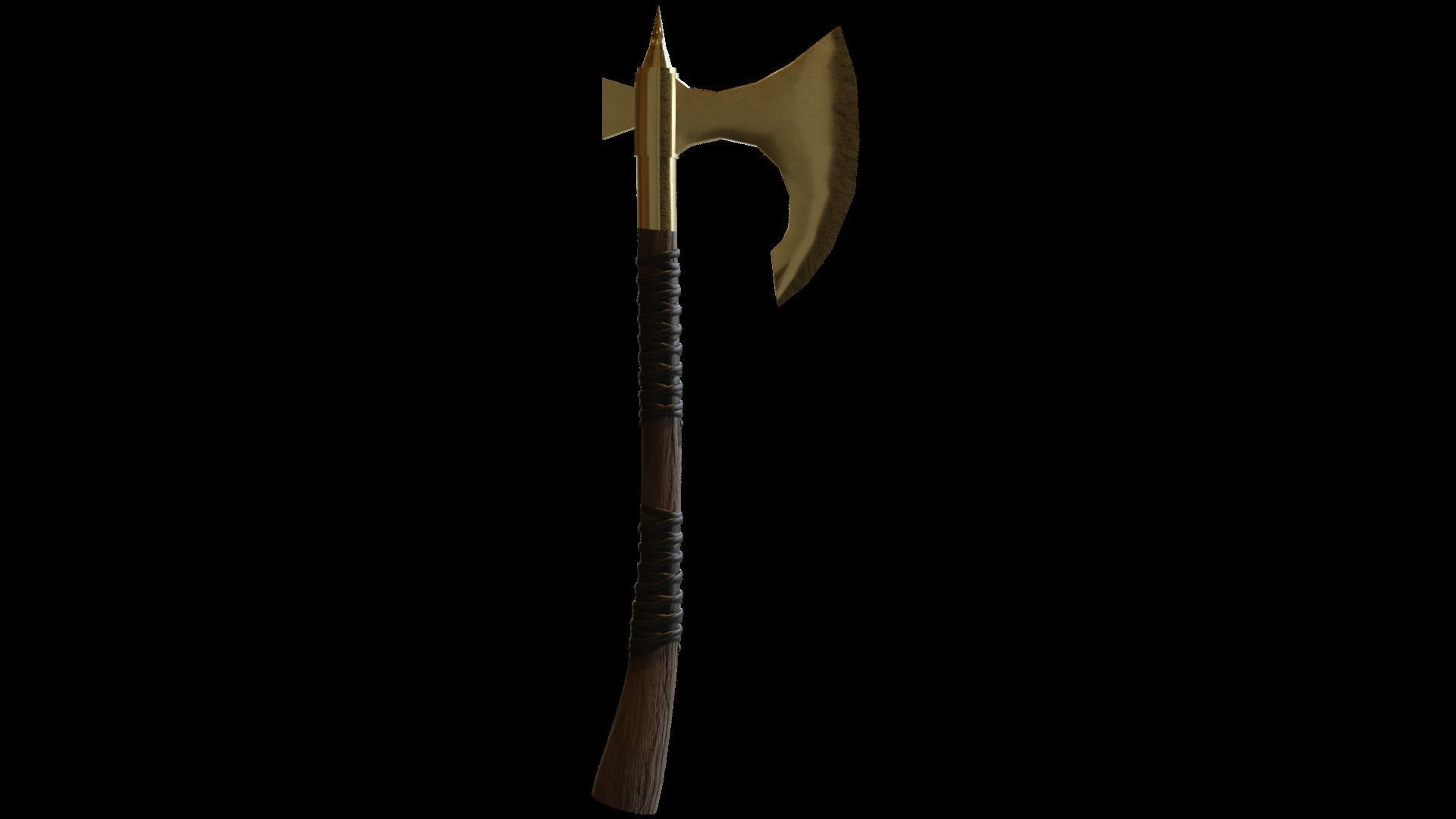 Axe Viking Axe Warrior Axe Medieval Knight Axe War Axe 3D Model 3D ...