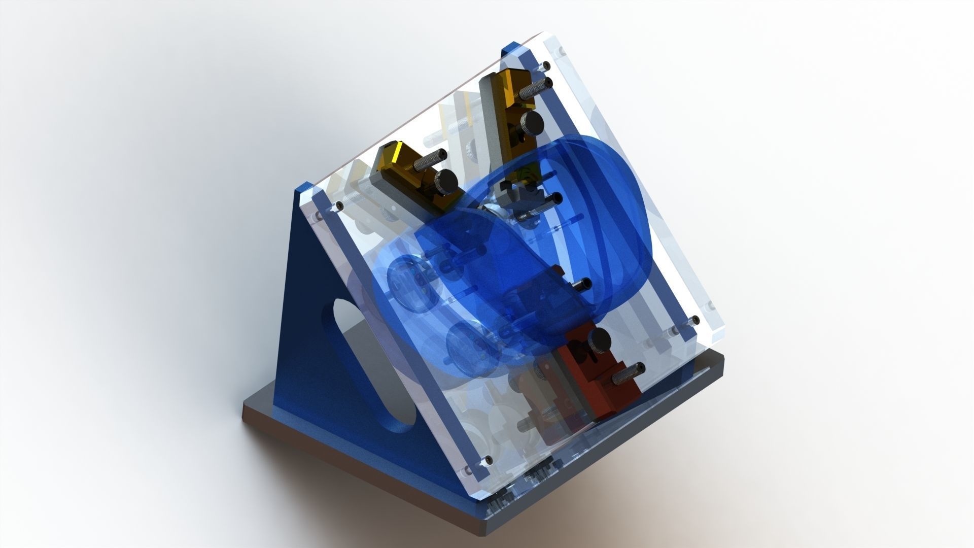 Checking Fixture Jig CF for Auto Parts M01 3D model rigged | CGTrader