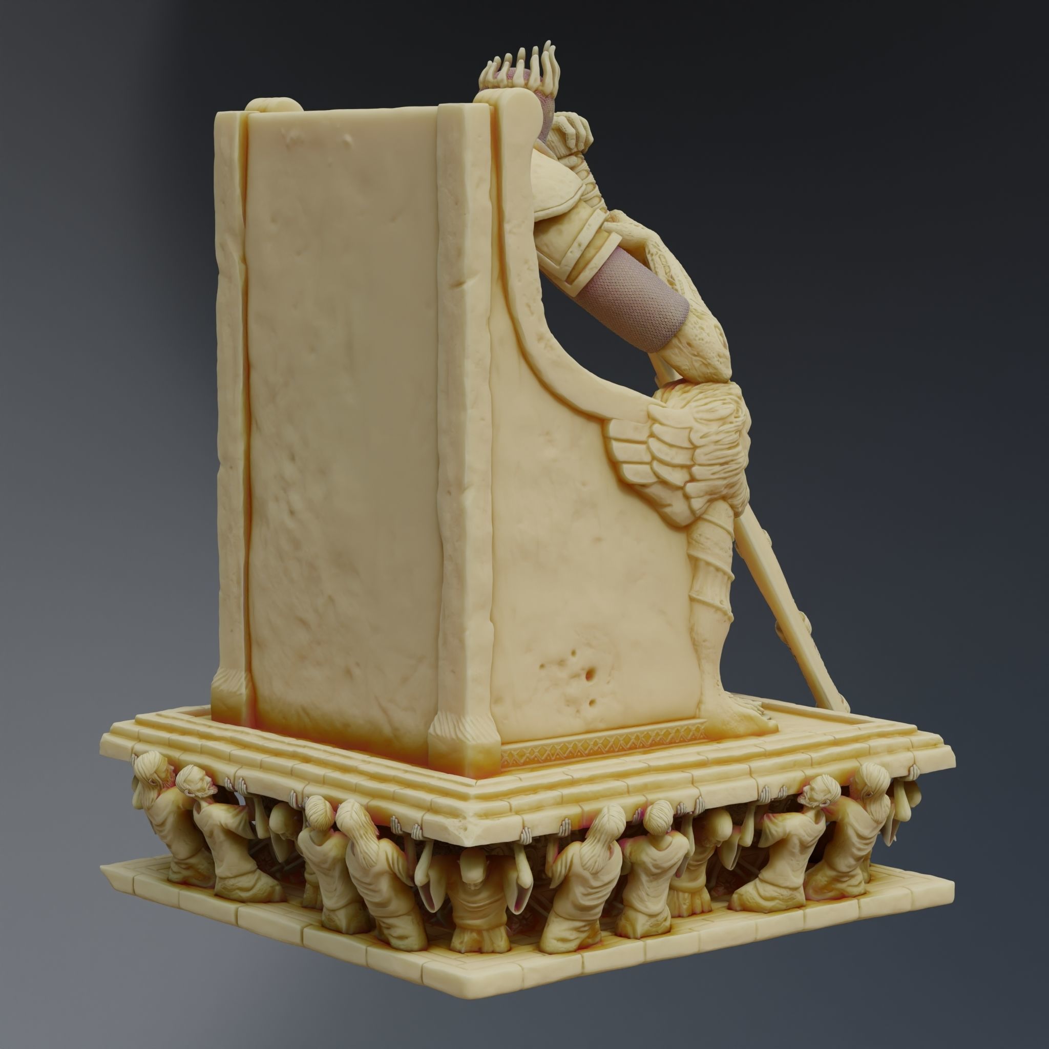 Yhorm the Giant Dark Souls 3 Boss Statue 3D model 3D printable | CGTrader